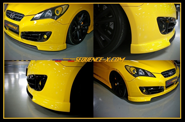 My "custom" front bumper: | Hyundai Genesis Forum