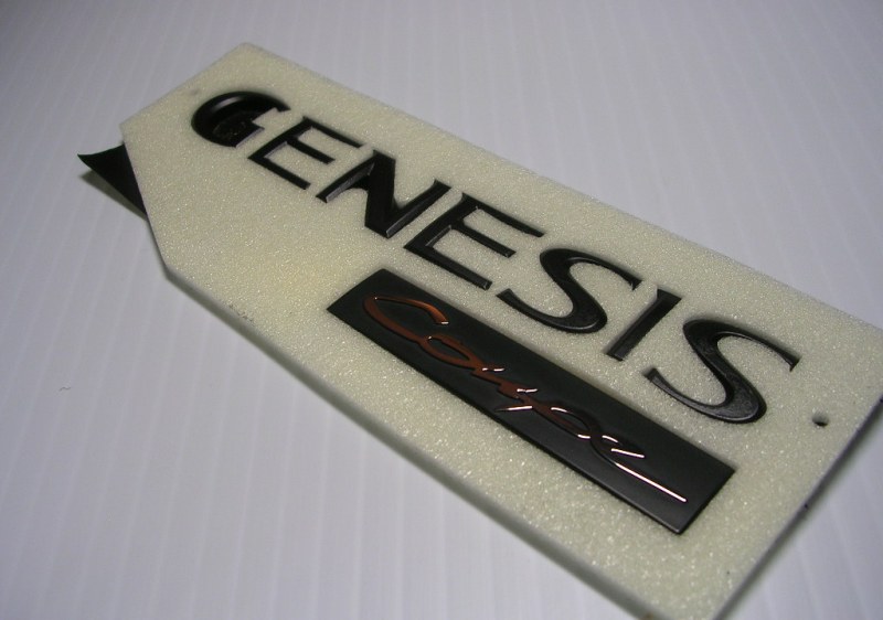 ~~I.S.~~ Customized Emblem Set | Hyundai Genesis Forum